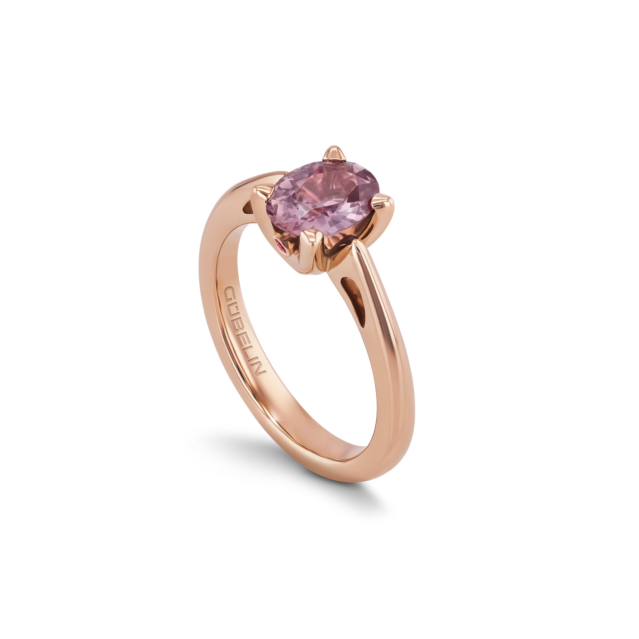 Ring with padparadscha sapphire | 60G-1950/PADP/OV | Gübelin Jewellery